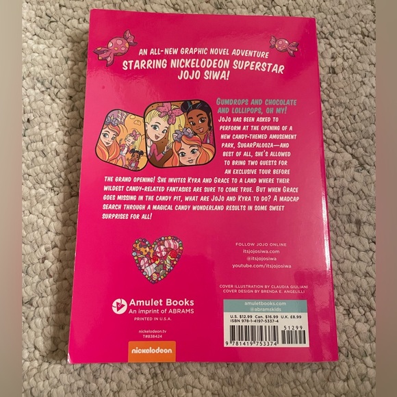 JoJo Siwa | Toys | Jojos Sweet Adventures The Great Candy Caper Book ...